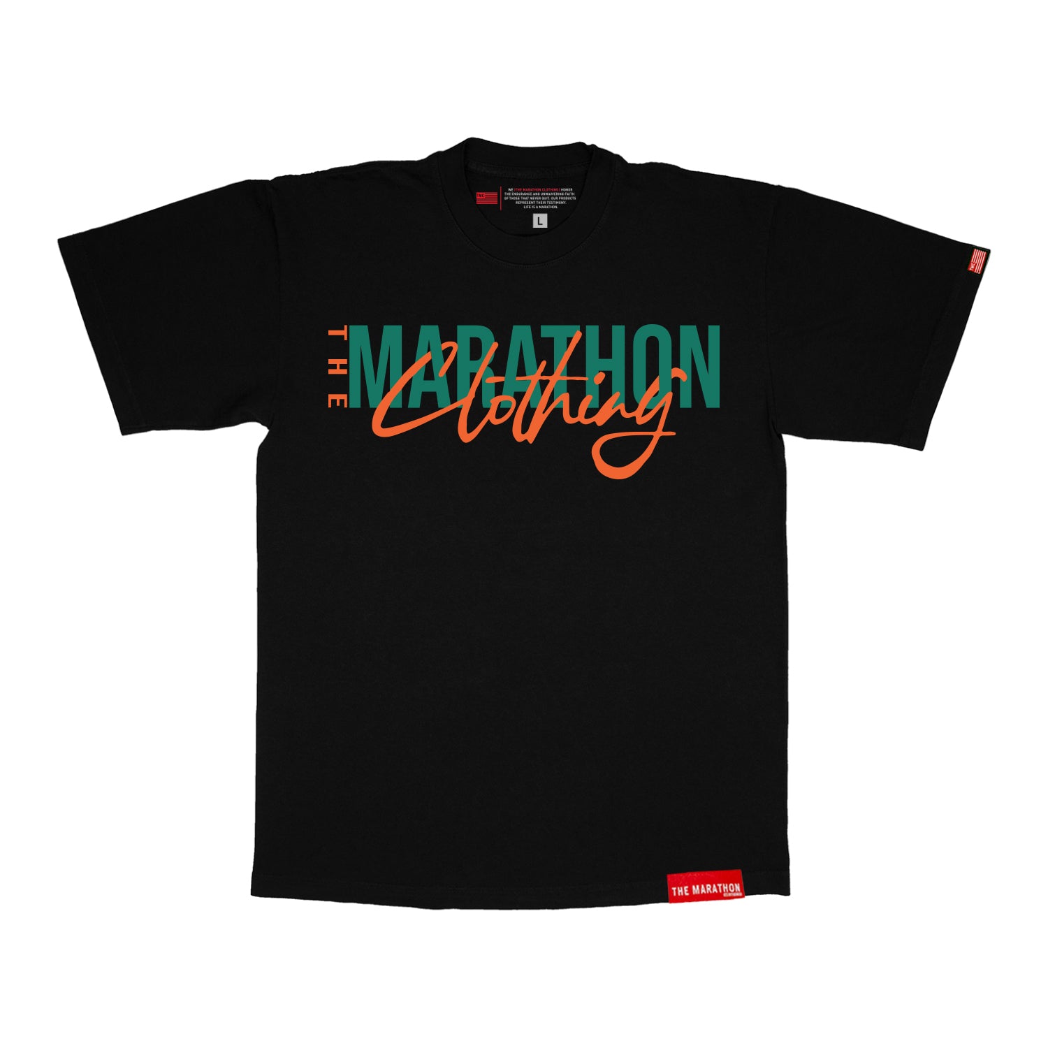 Marathon Clothing Interlock T-Shirt - Black – The Marathon Clothing