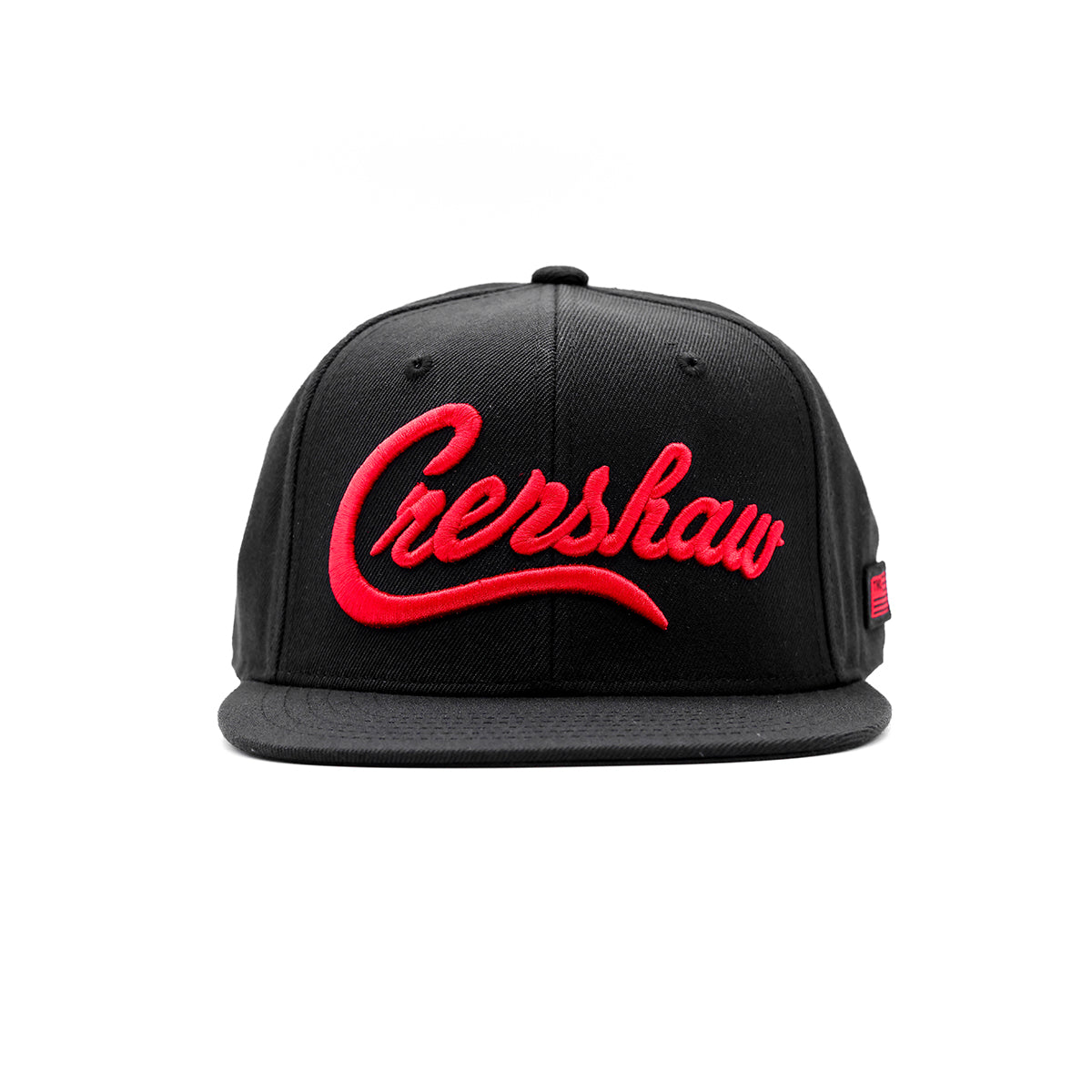 Crenshaw Limited Edition Snapback - Black/Red [3D] – The Marathon Clothing