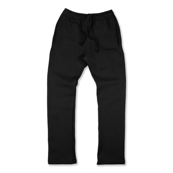 Marathon Relaxed Straight Leg Baby Flare Sweats - Black – The Marathon ...