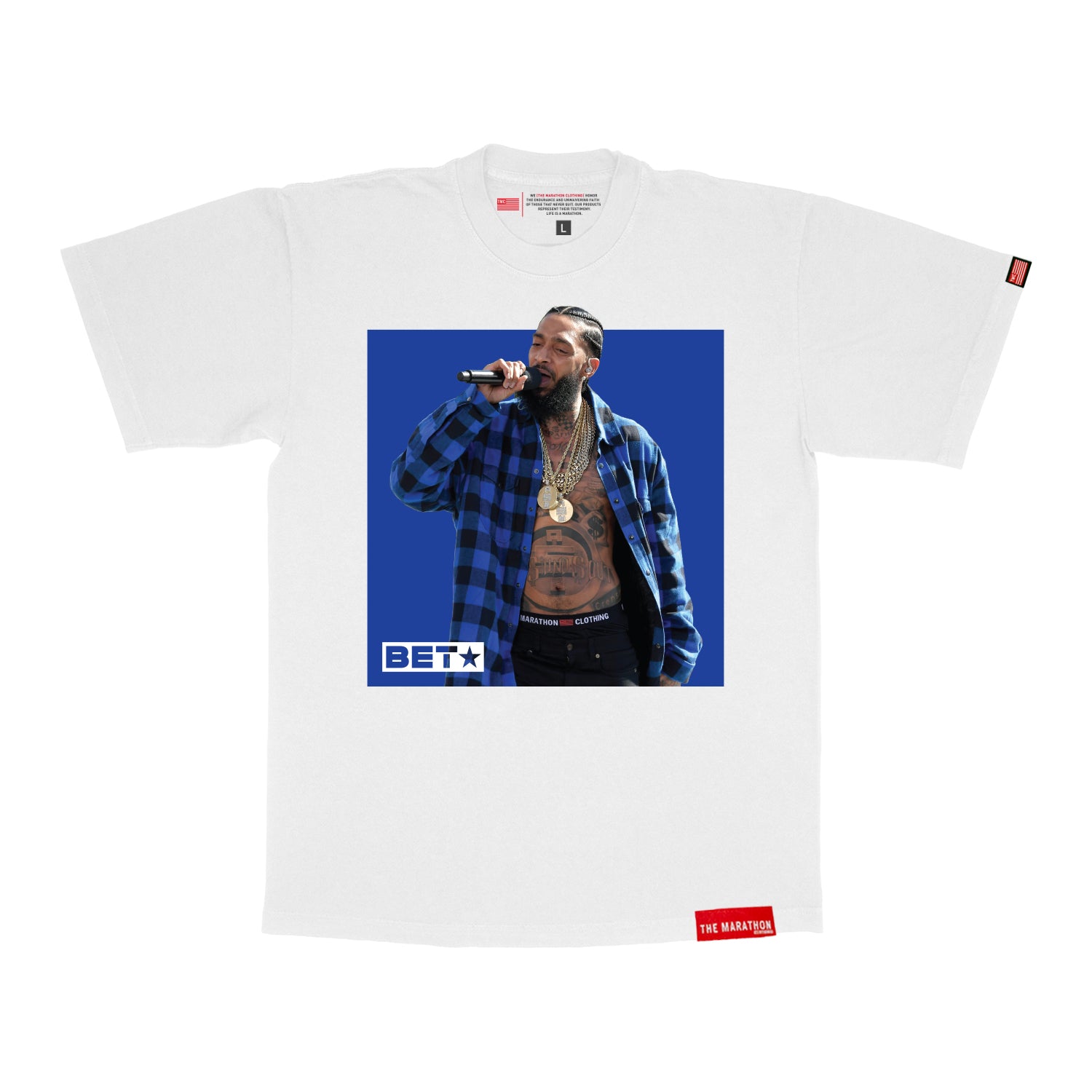 TMC x BET "Prolific" T-Shirt - White – The Marathon Clothing