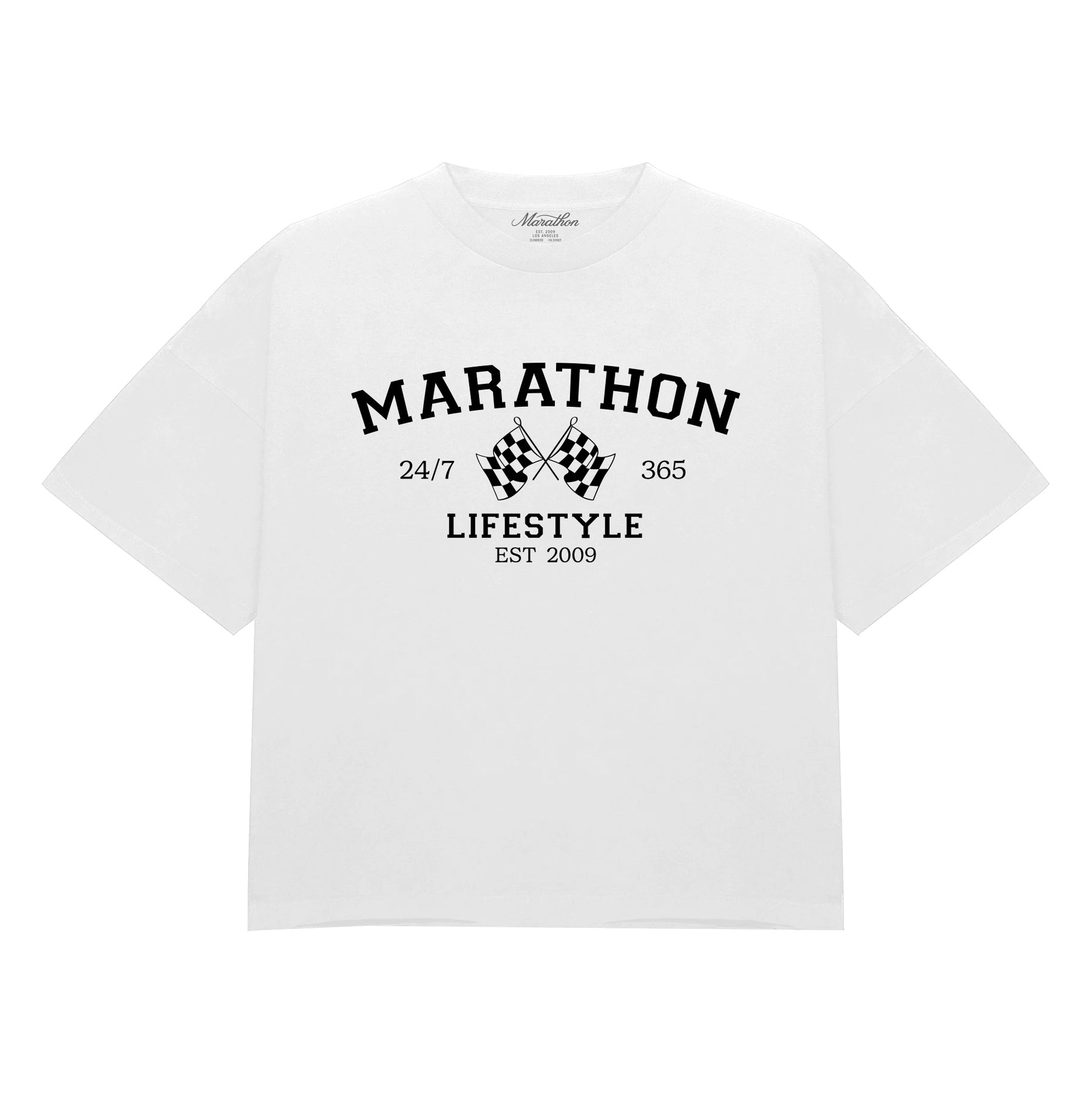 Marathon Flags Lifestyle T-Shirt - White – The Marathon Clothing