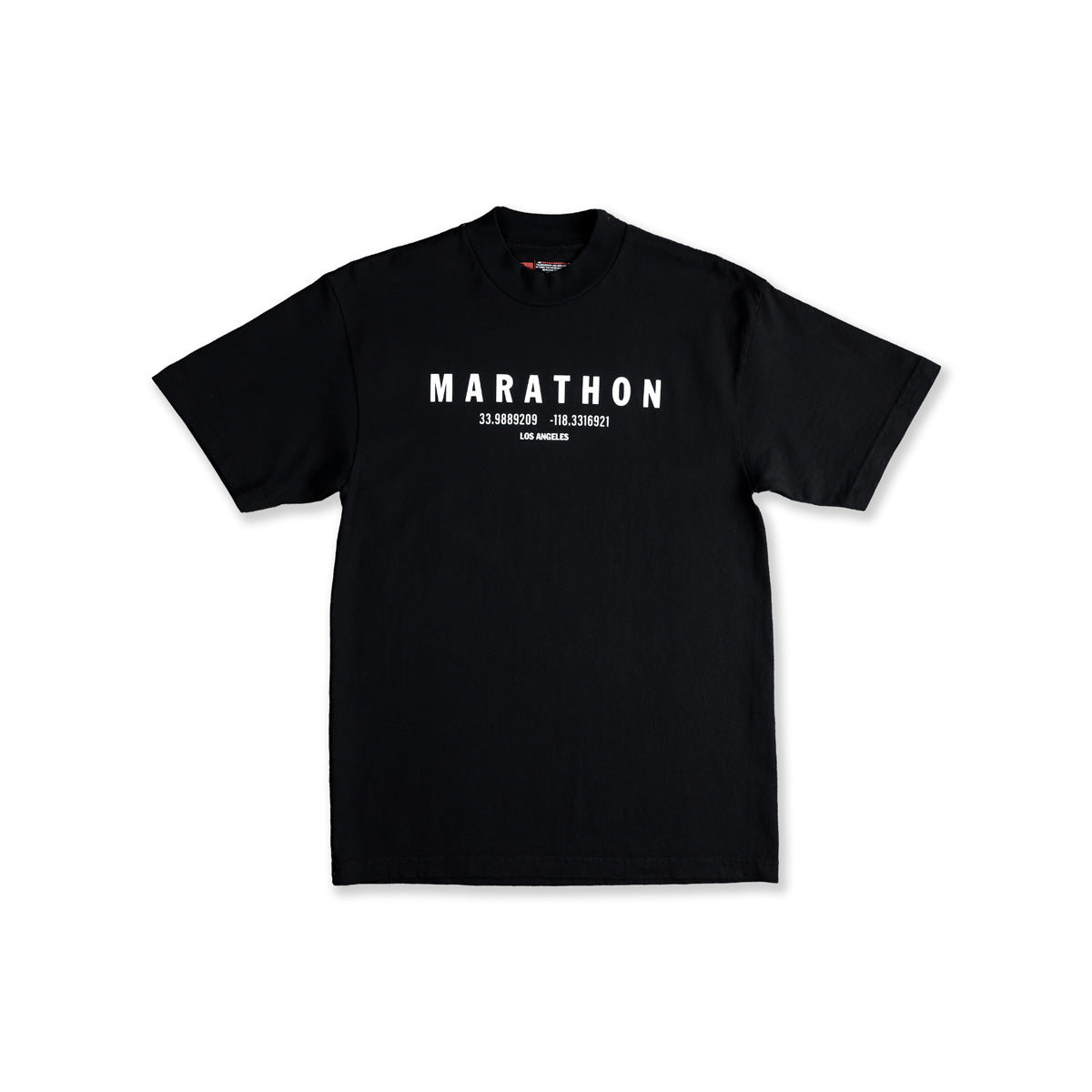 Marathon Foundation T-Shirt - Black/White – The Marathon Clothing