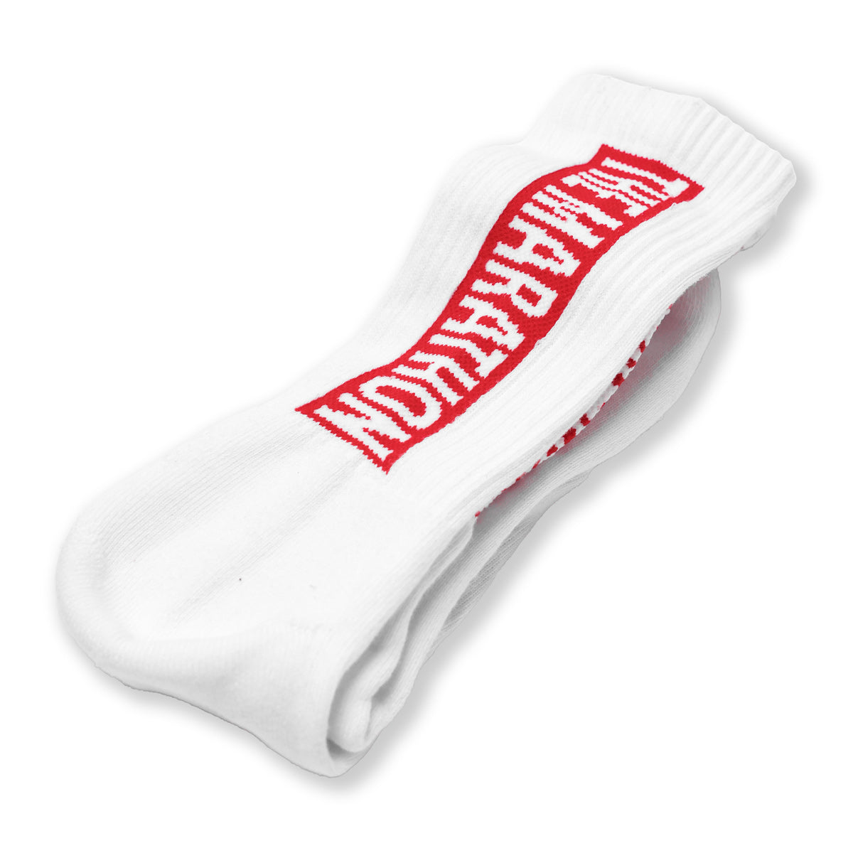 Marathon Bar Sock - White/Red – The Marathon Clothing