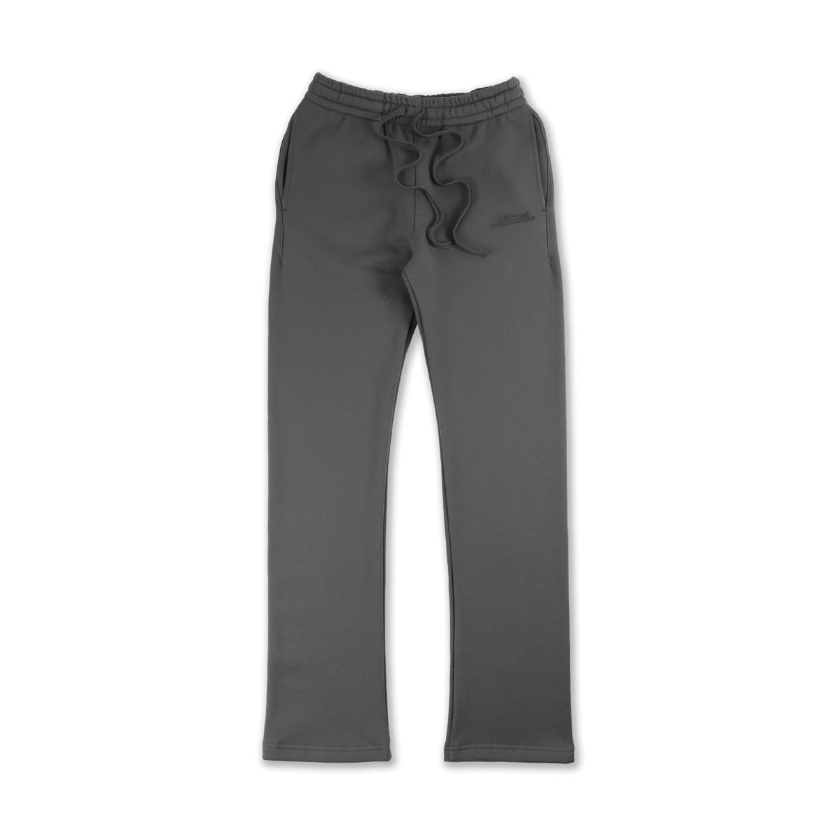 Marathon Relaxed Straight Leg Baby Flare Sweats - Slate Grey – The ...