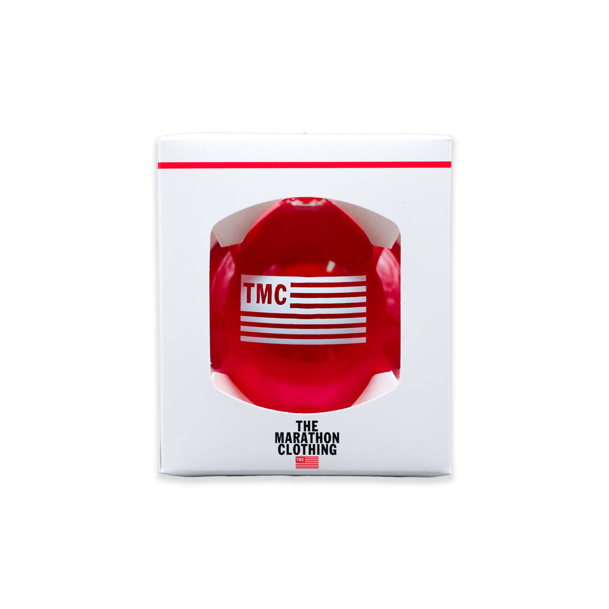 TMC Flag Logo Ornament - Red/White – The Marathon Clothing