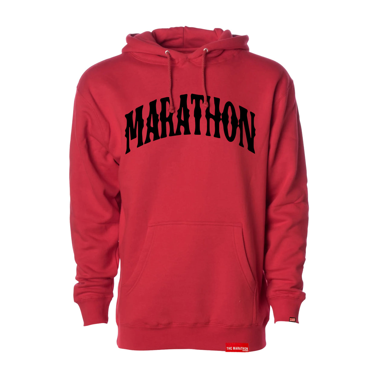 Marathon Vintage Arch Hoodie - Red/Black – The Marathon Clothing
