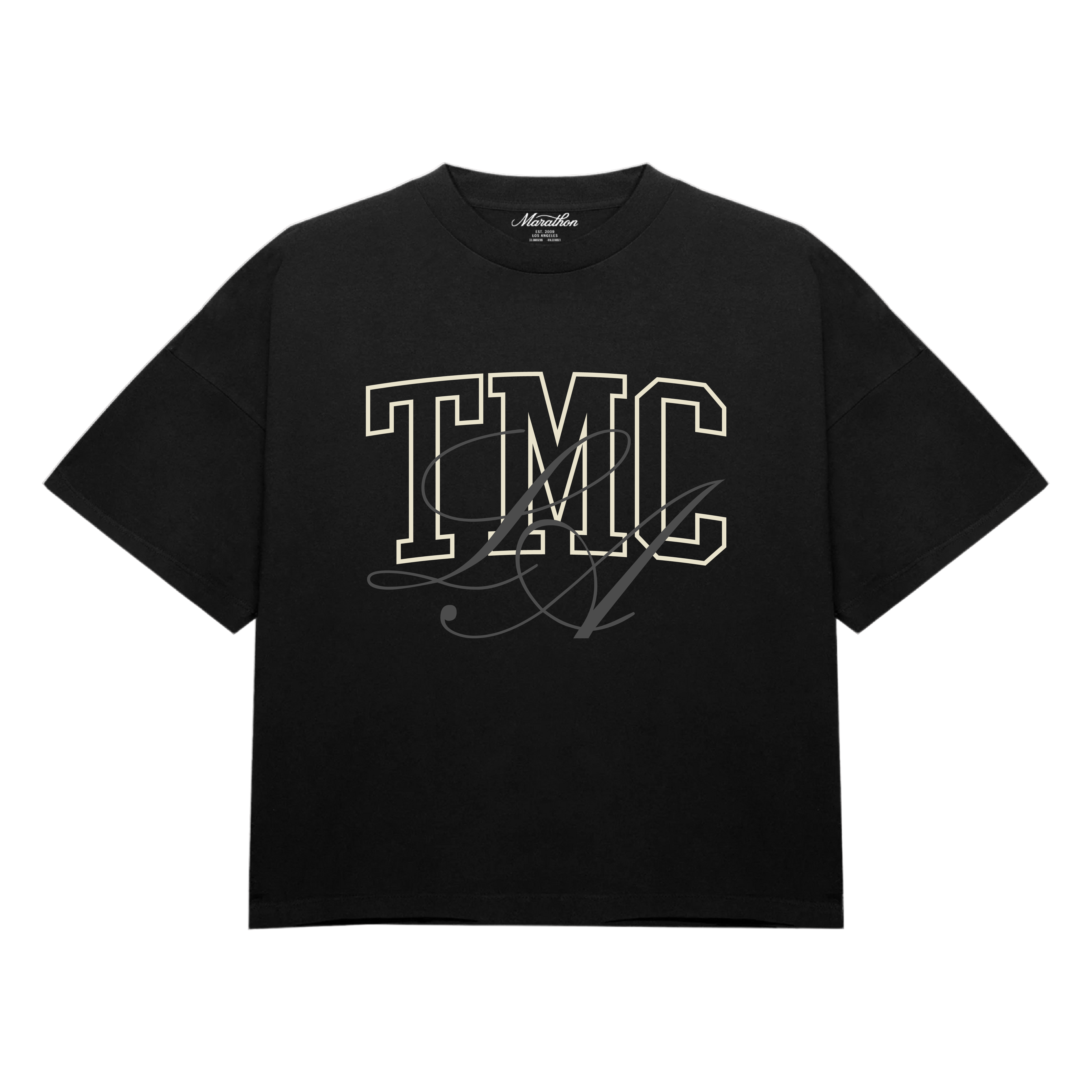 TMC Arch LA T-Shirt - Black – The Marathon Clothing