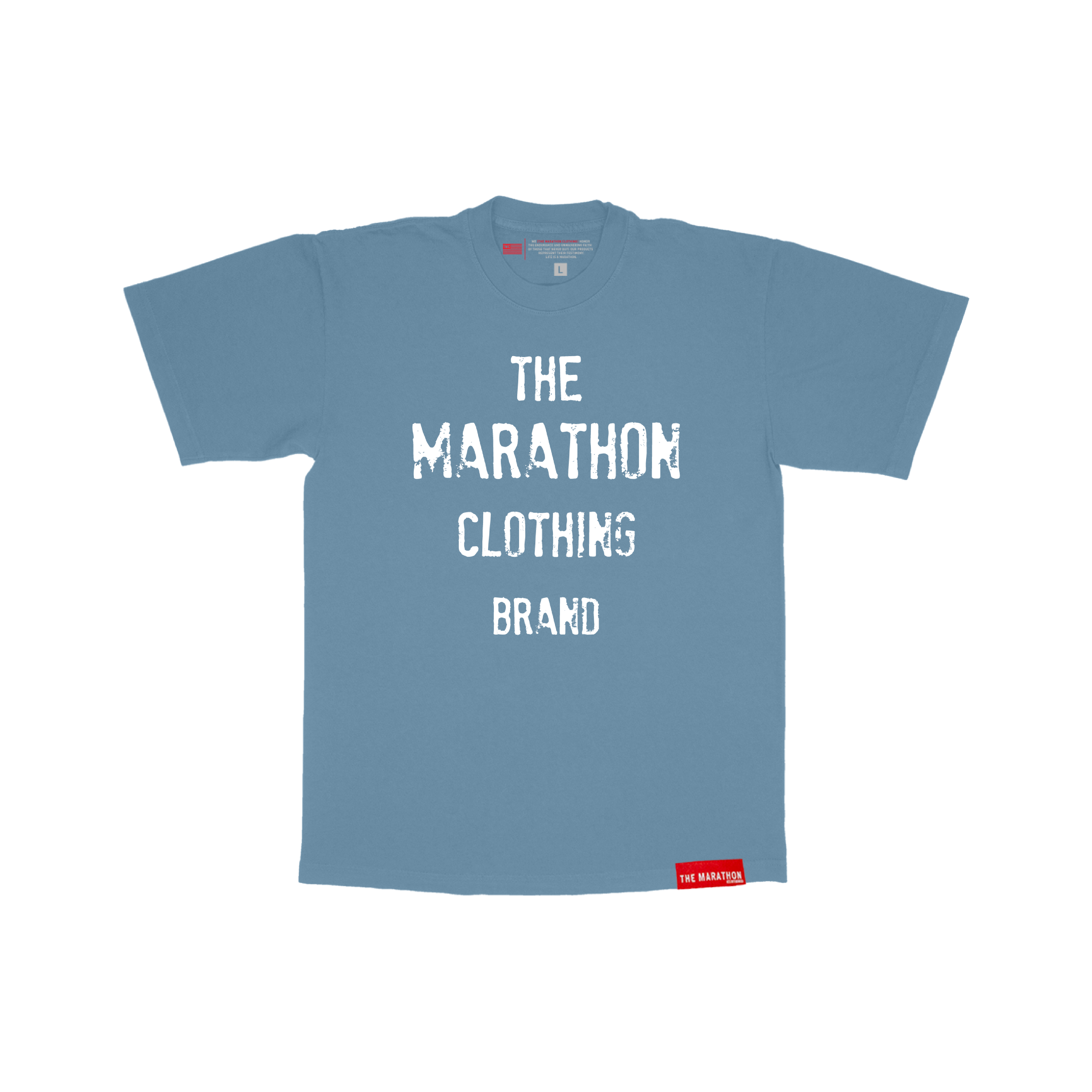 The Marathon Clothing Brand T-Shirt - Clear Blue