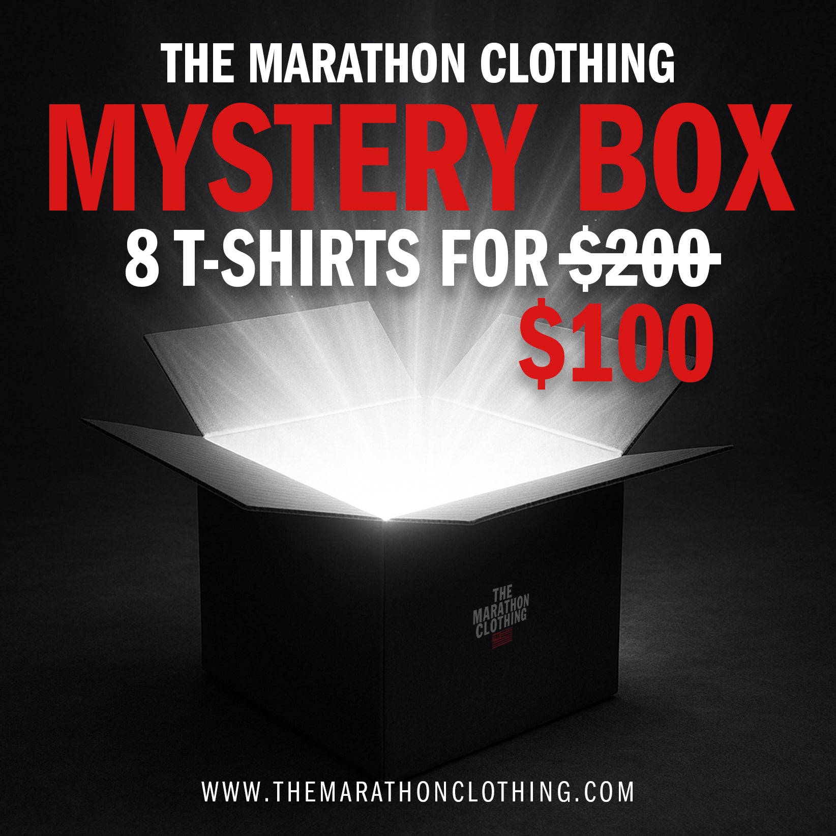 Mystery Box - 8 T-Shirts – The Marathon Clothing
