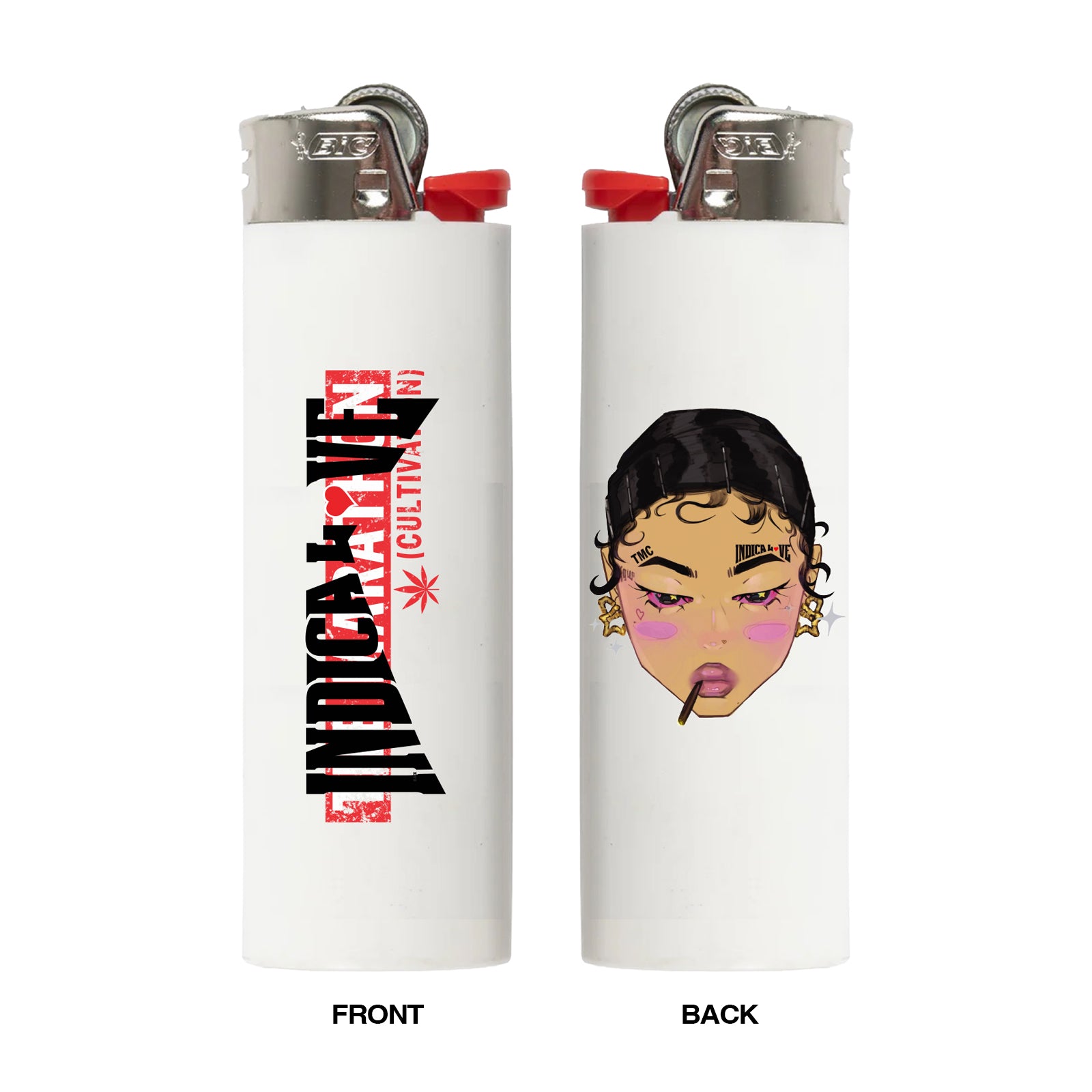 INDICA LOVE x TMC Lighter - White – The Marathon Clothing
