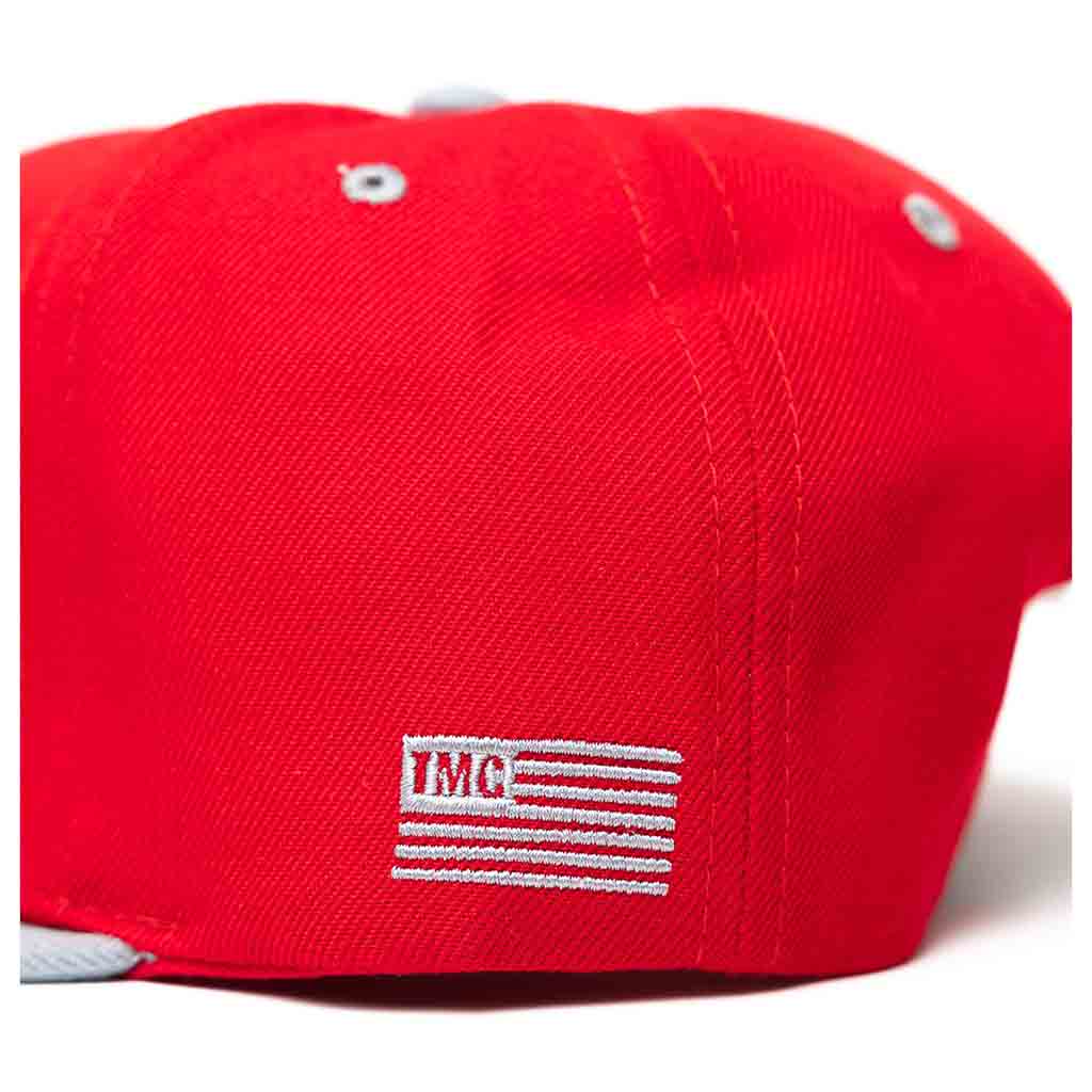 Crenshaw Limited Edition Snapback - Red/Grey [Two-Tone] – The Marathon ...