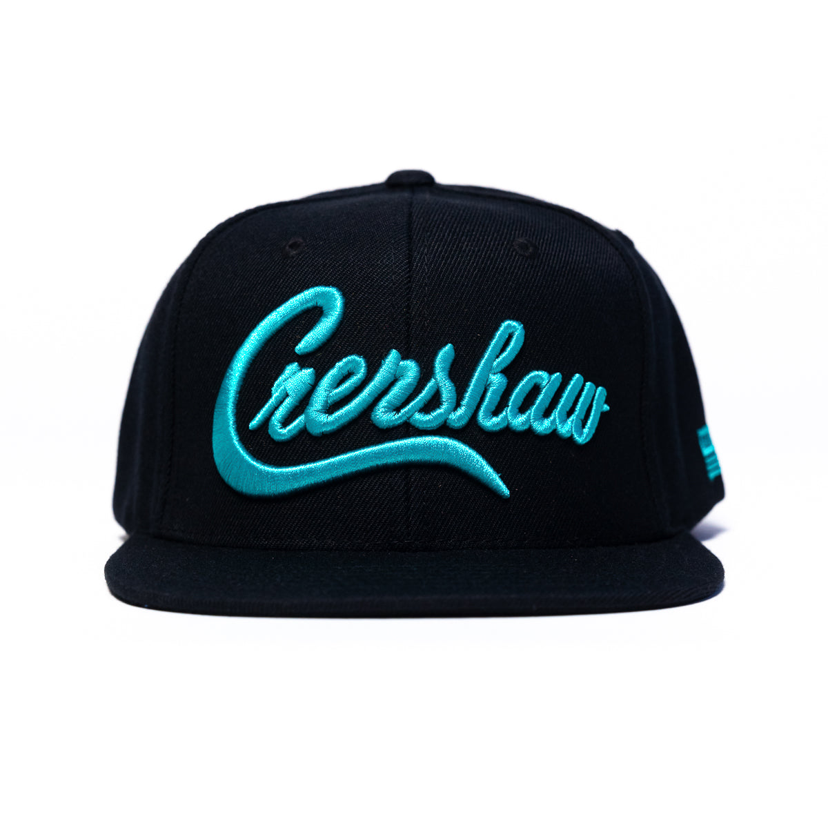 Crenshaw Limited Edition Snapback - Black/Teal – The Marathon Clothing