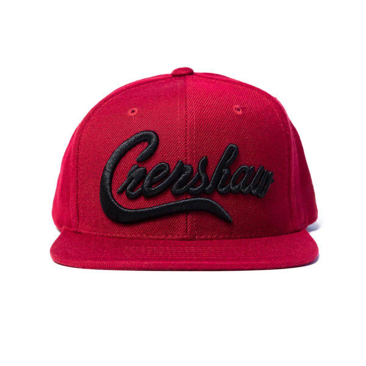 Crenshaw Limited Edition Snapback - Burgundy/Black – The Marathon Clothing