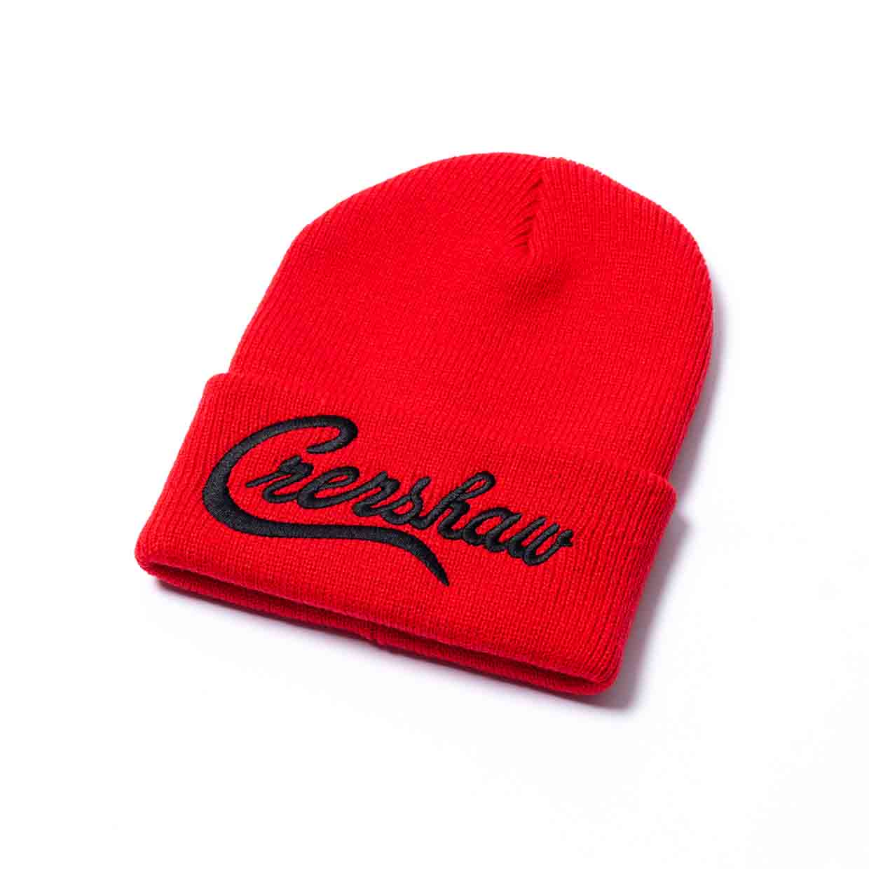 Crenshaw Limited Edition Heavyweight Beanie - Red/Black – The Marathon ...