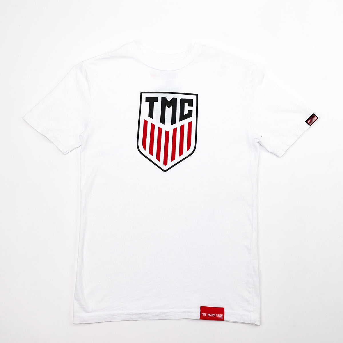 TMC Crest Kid's T-Shirt - White – The Marathon Clothing