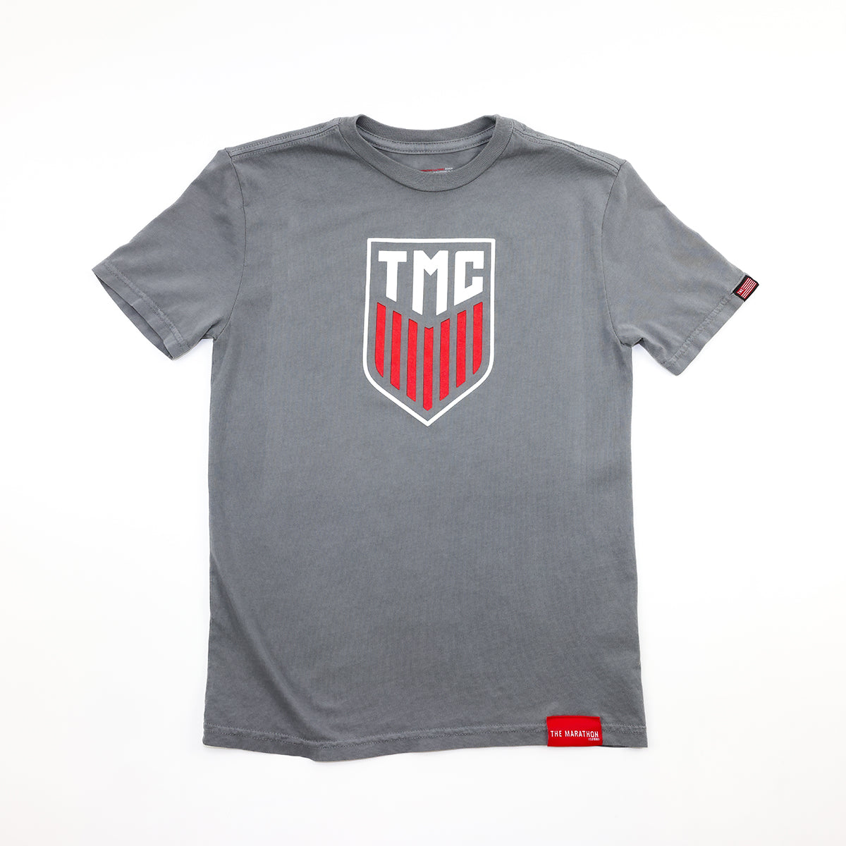 TMC Crest Kid's T-Shirt - Grey – The Marathon Clothing