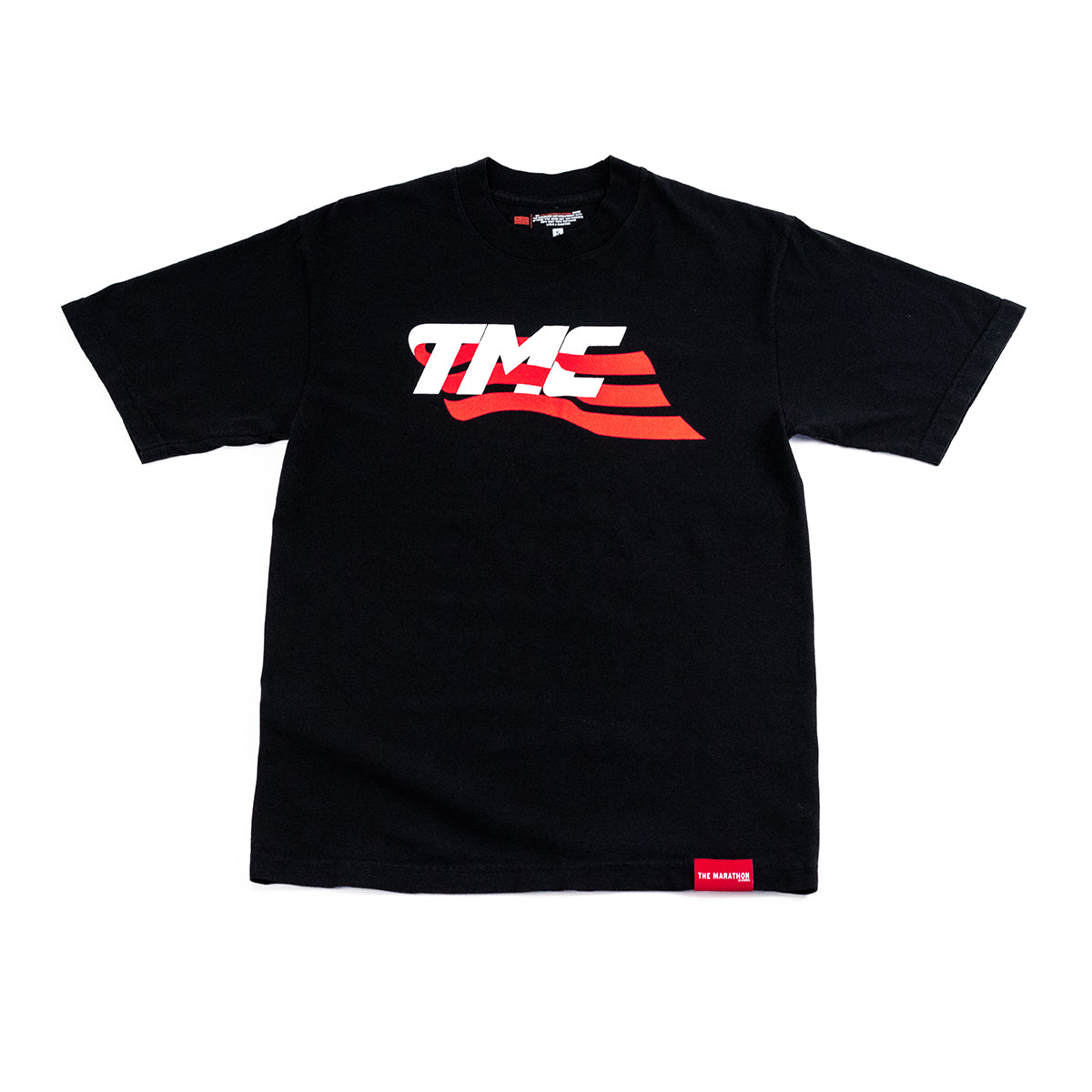 TMC Flag Motion T-shirt - Black – The Marathon Clothing