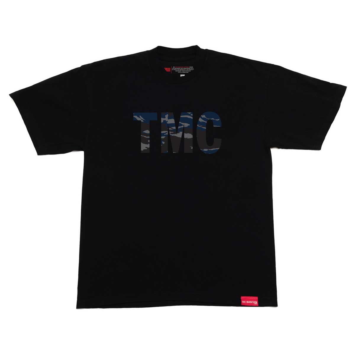 TMC T-shirt - Black/Camo – The Marathon Clothing