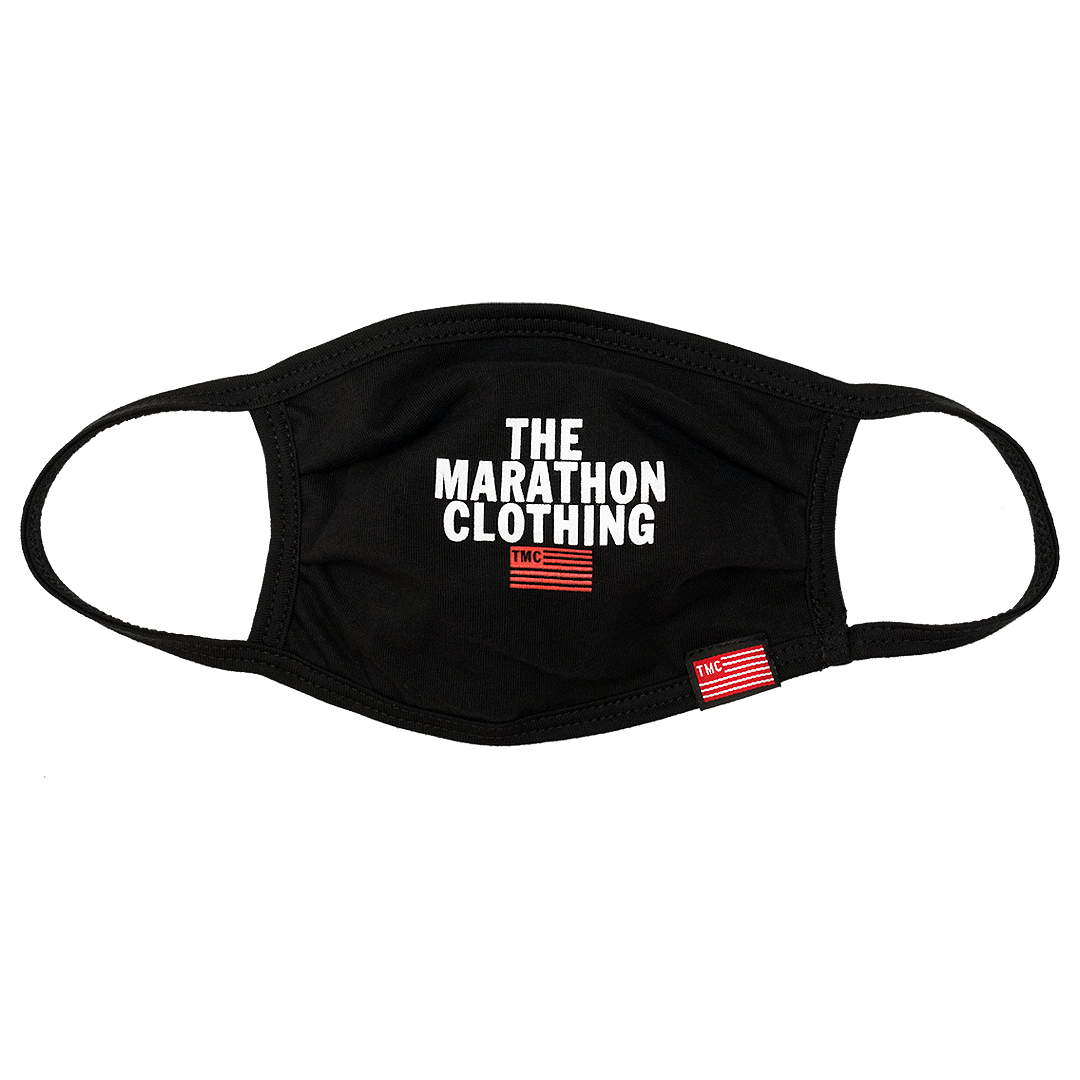 TMC Stacked Logo Face Mask - The Marathon Clothing