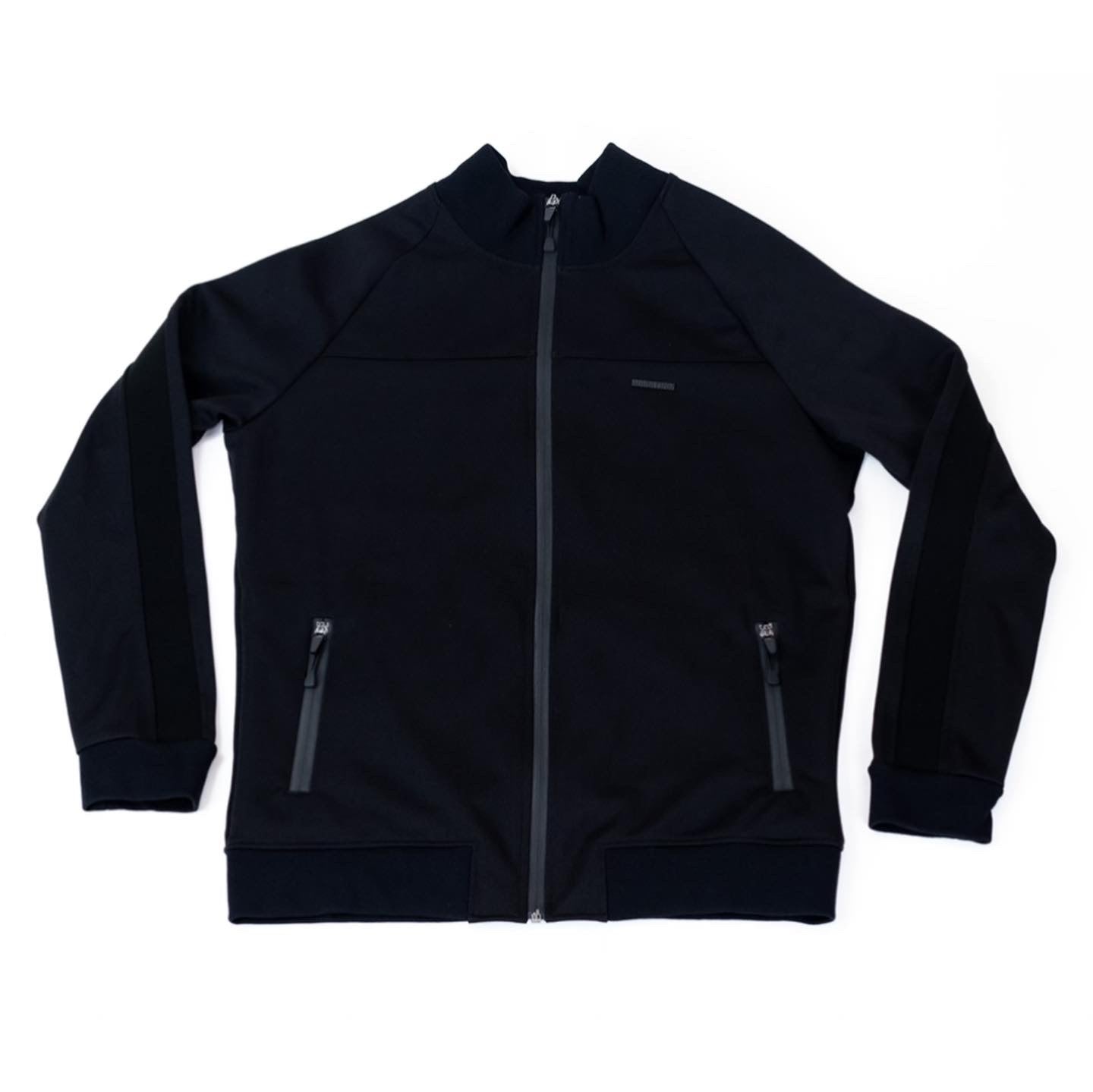 Marathon Lifestyle Tonal Track Jacket - Black – The Marathon Clothing